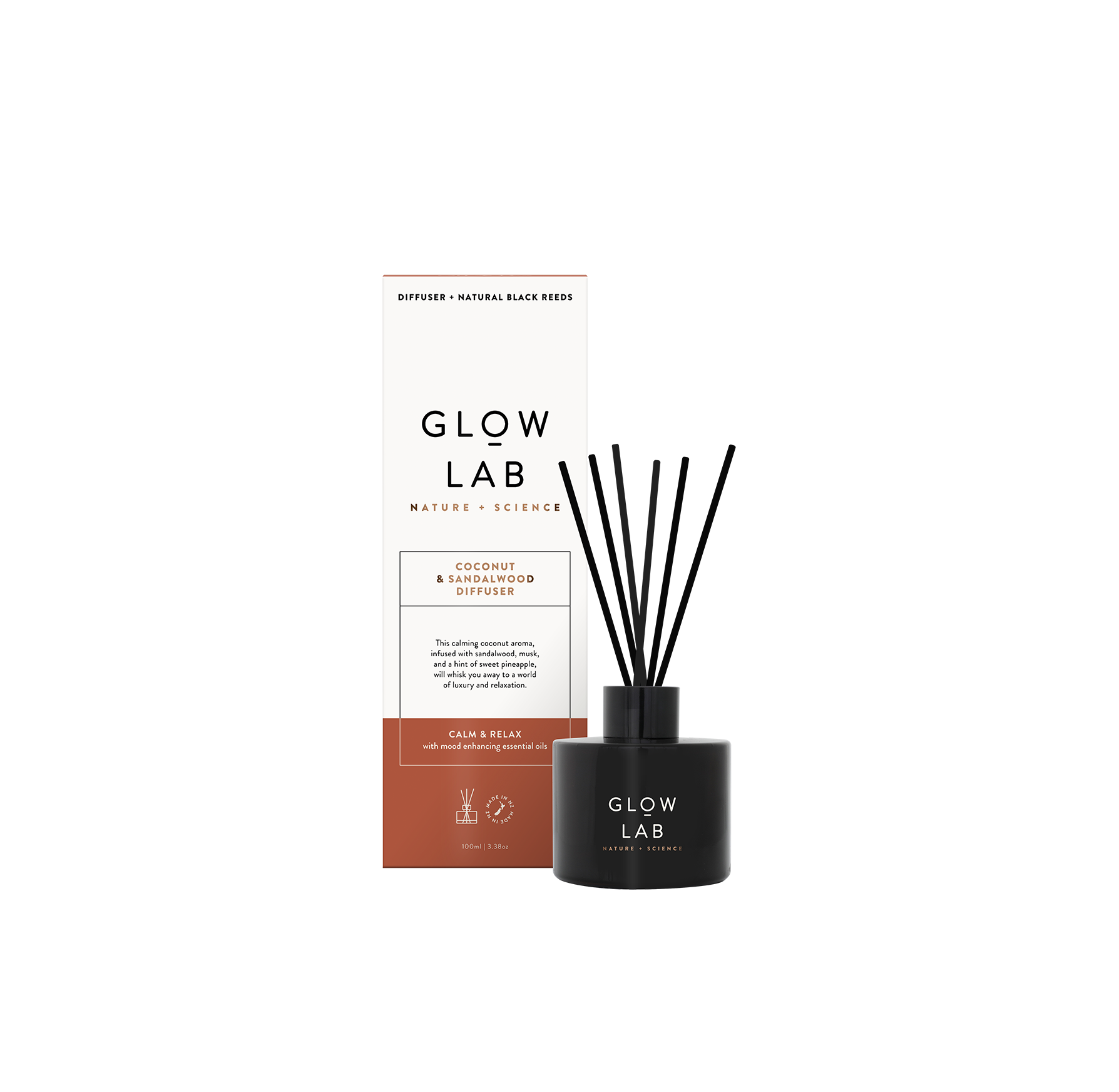 Coconut & Sandalwood Diffuser – Glow Lab