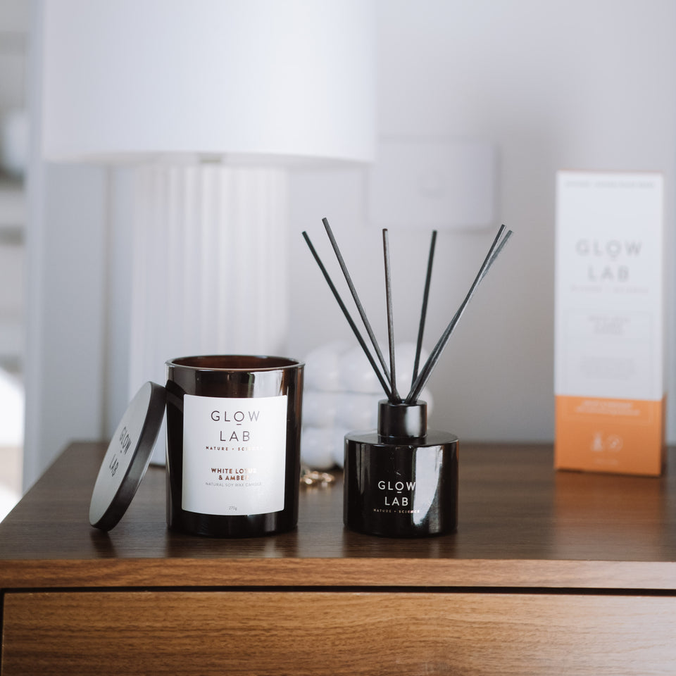 White Lotus & Amber Diffuser – Glow Lab